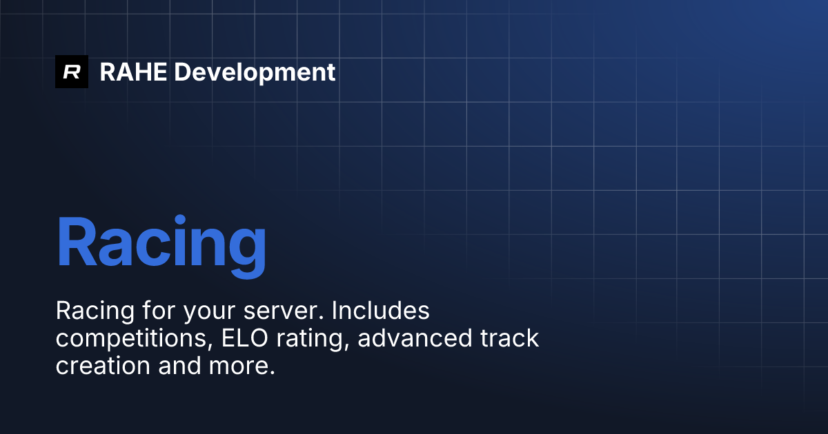 Racing | RAHE Development